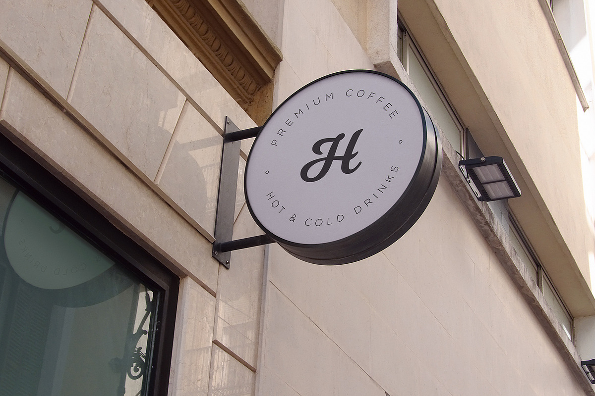 Logo Mockup Hanging Sign, a Product Mockup by Asylab