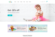 Kids Store HTML5 Template - Toyqo, a Bootstrap Template by HasThemes