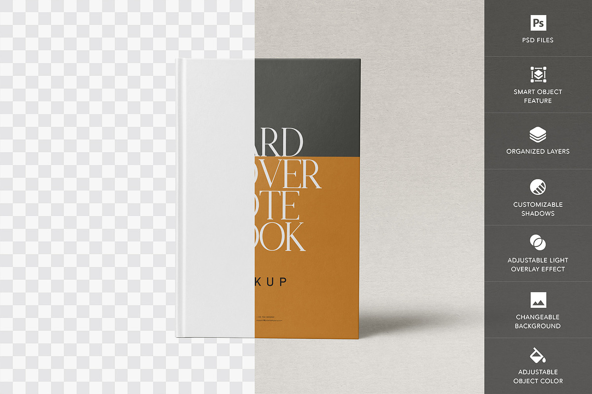 Book Cover Mockup, a Product Mockup by GfxFoundry