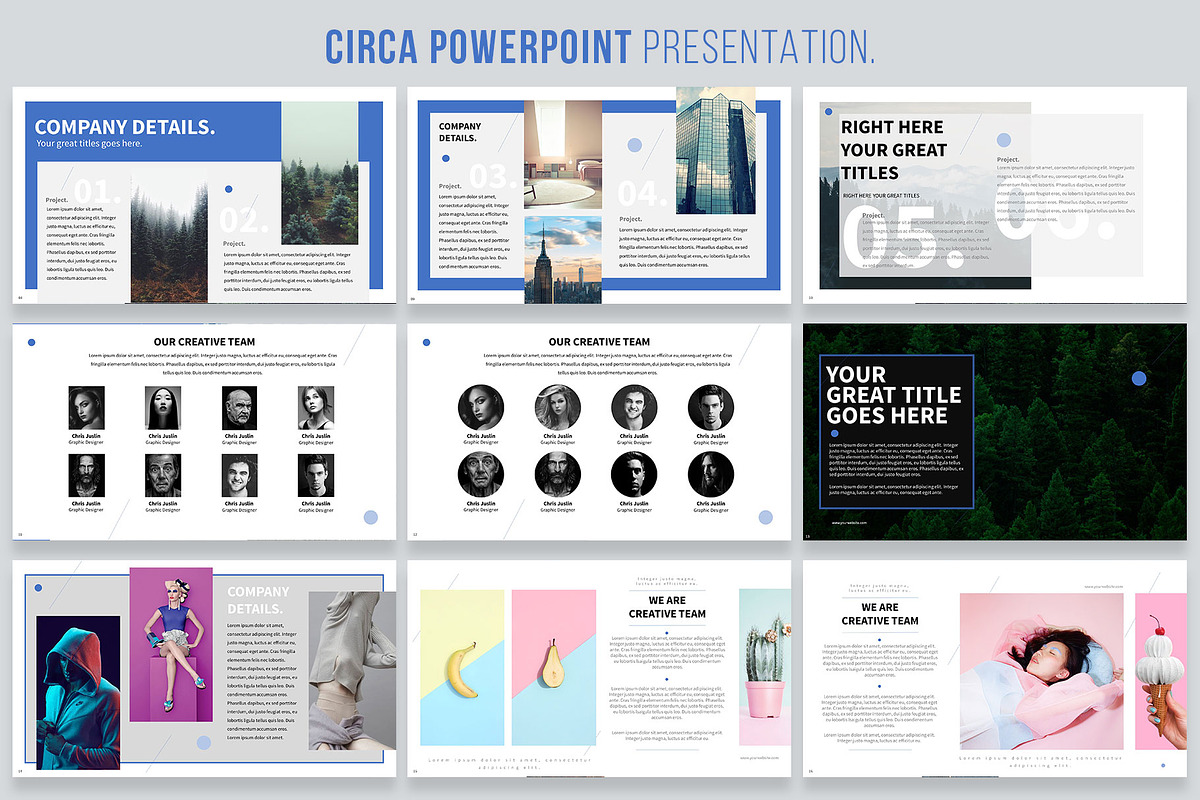 Circa Powerpoint Template, a Presentation Template by Azad Creative