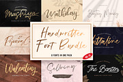 Handwritten Font Bundle Vol 15, a Script Font by StringLabs