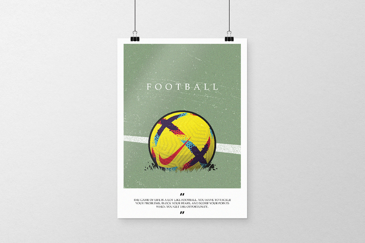 5 Vintage Football Posters
