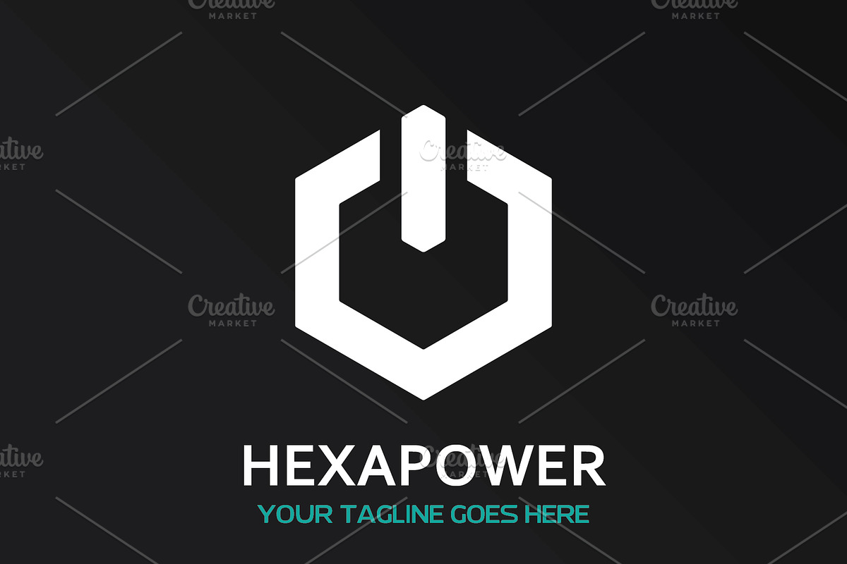 Hexa Power Logo, a Branding & Logo Template by MLJ studios