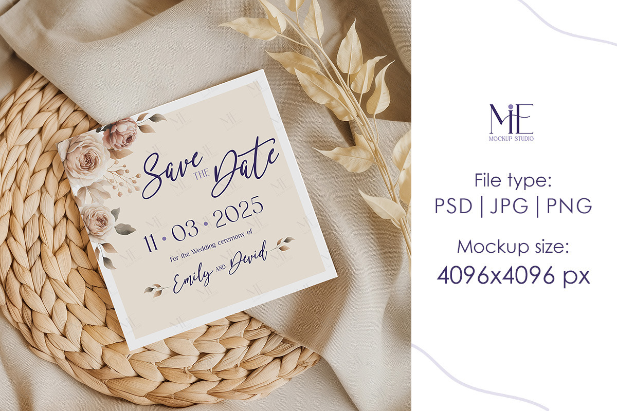 Greeting or Invitation Card Template