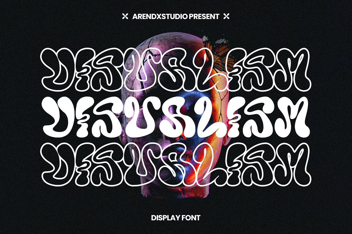 Visualism Font, a Sans Serif Font by Arendxstudio