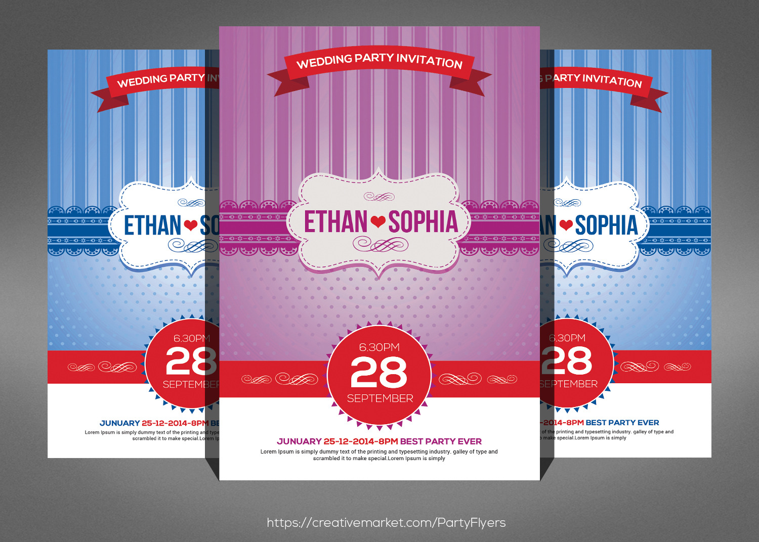 Elegant Invitation Flyer, a Flyer Template by Graphic Templates