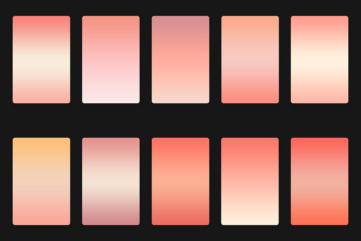 Salmon Color Gradients
