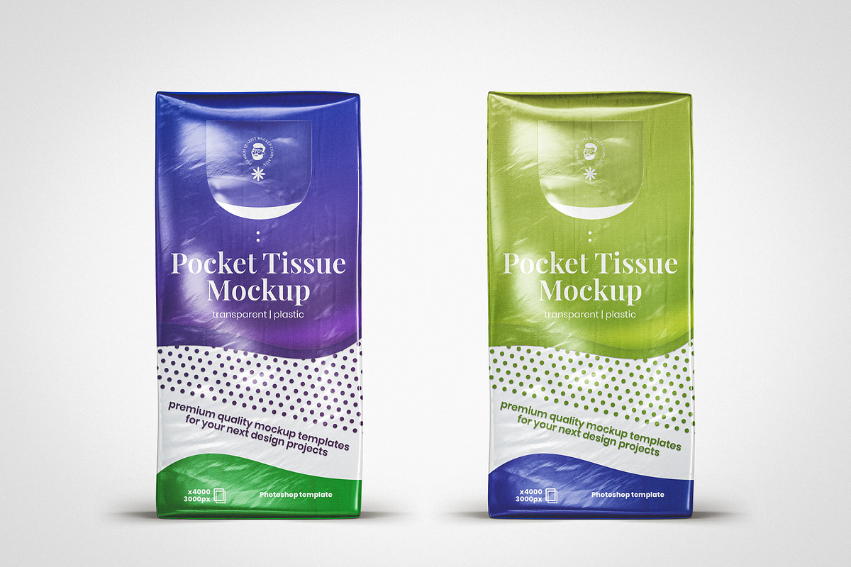 Pocket Tissue Mockup, a Product Mockup by Designer Dude