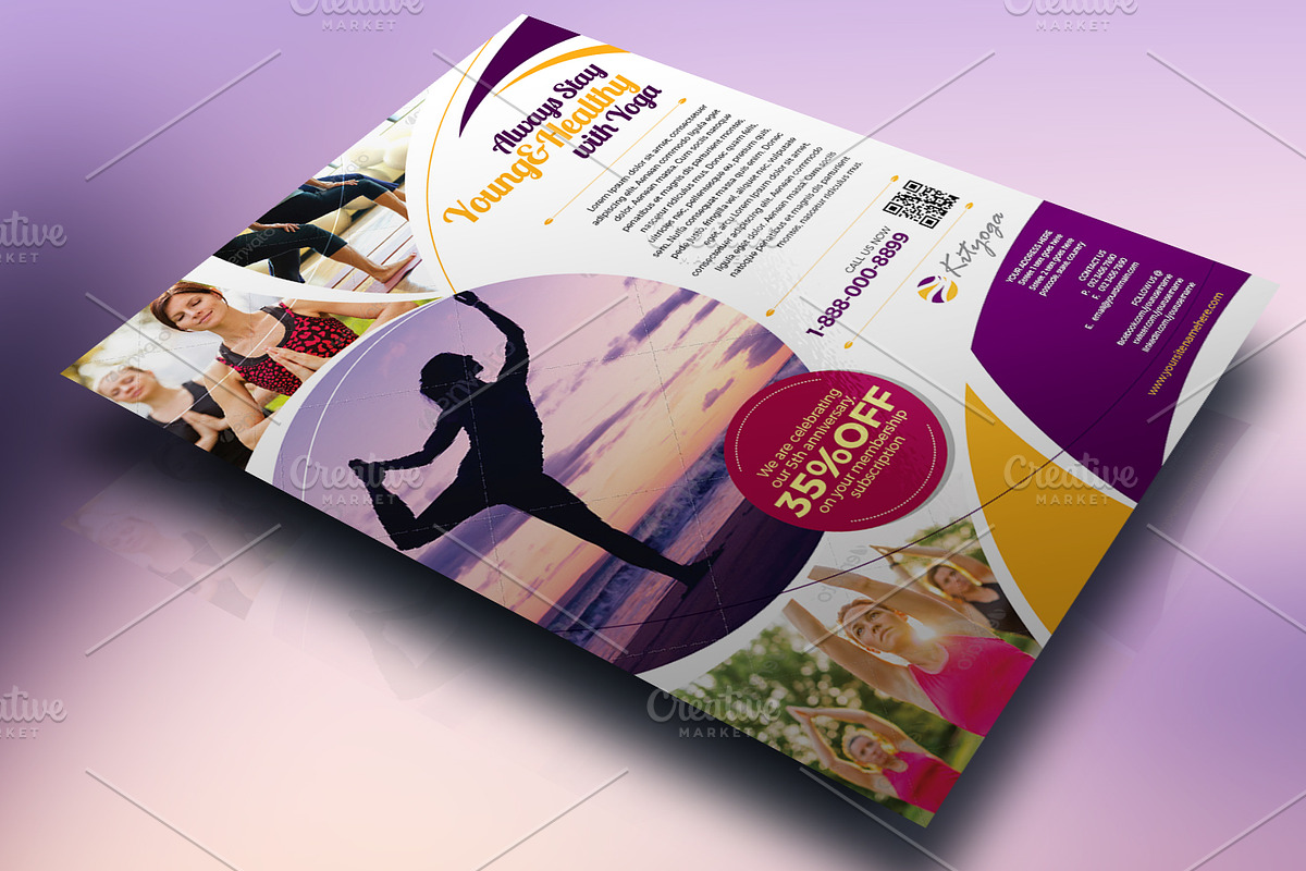 Yoga Flyer Vol.02, a Flyer Template by KitCreativeStudio2