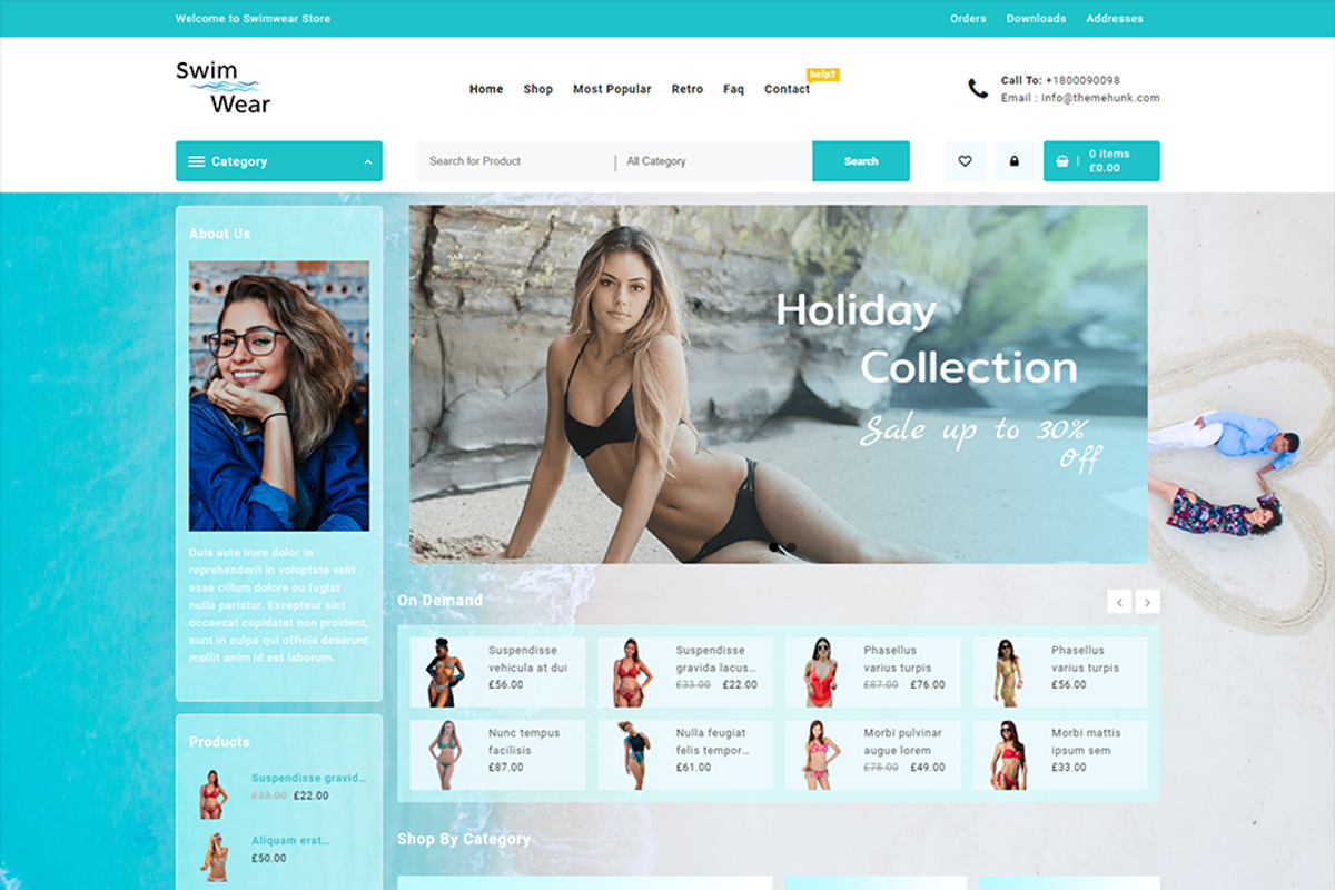 Open Shop - eCommerce Theme, a WordPress Template by ThemeHunk