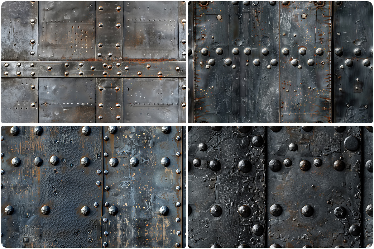 30 Iron Rivets Wall Textures, a Texture Graphic by Textures & Backgrounds