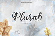 Plural Script, a Script Font by Genesis Lab