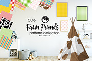 FARM FRIENDS Pattern collection, a Pattern Graphic by PrettyPatterns