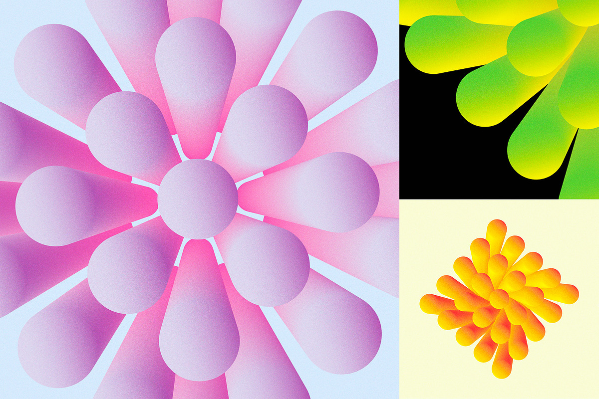 Tentacles Gradient Blends, an Object Graphic by Design Squad