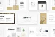 NORTH - Powerpoint Template, a Presentation Template by Qiudes