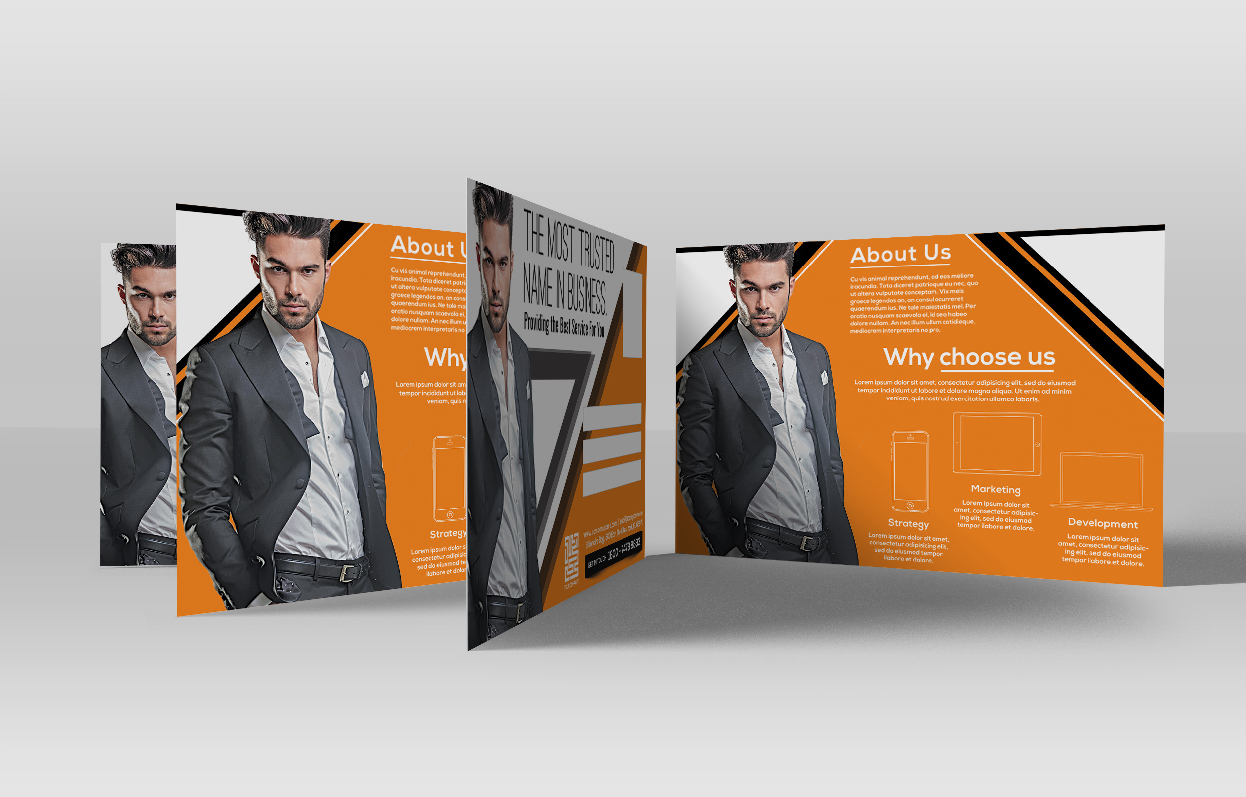 Corporate Promotion PostCard, a Card Template by Design Addict