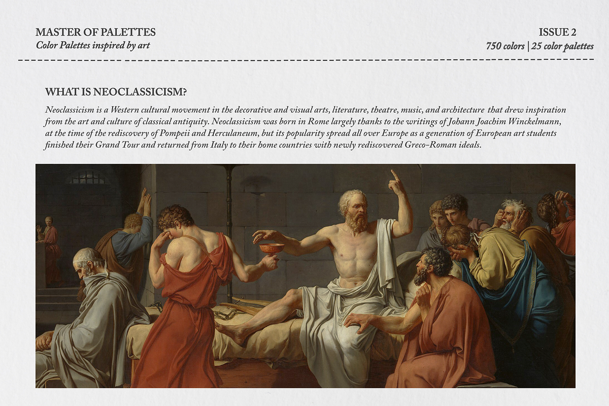 Neoclassicism Color Palettes | Creative Market