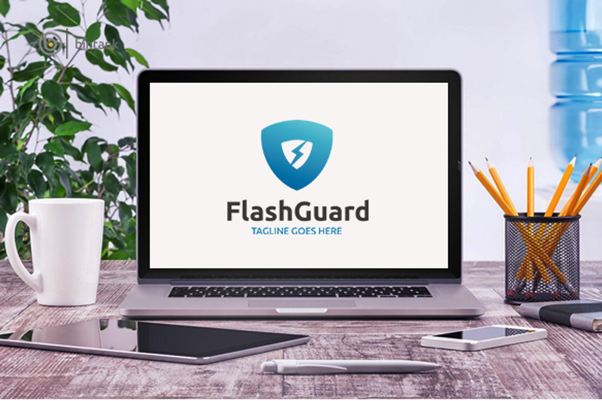Flash Guard Logo, a Branding & Logo Template by Bintank Studio
