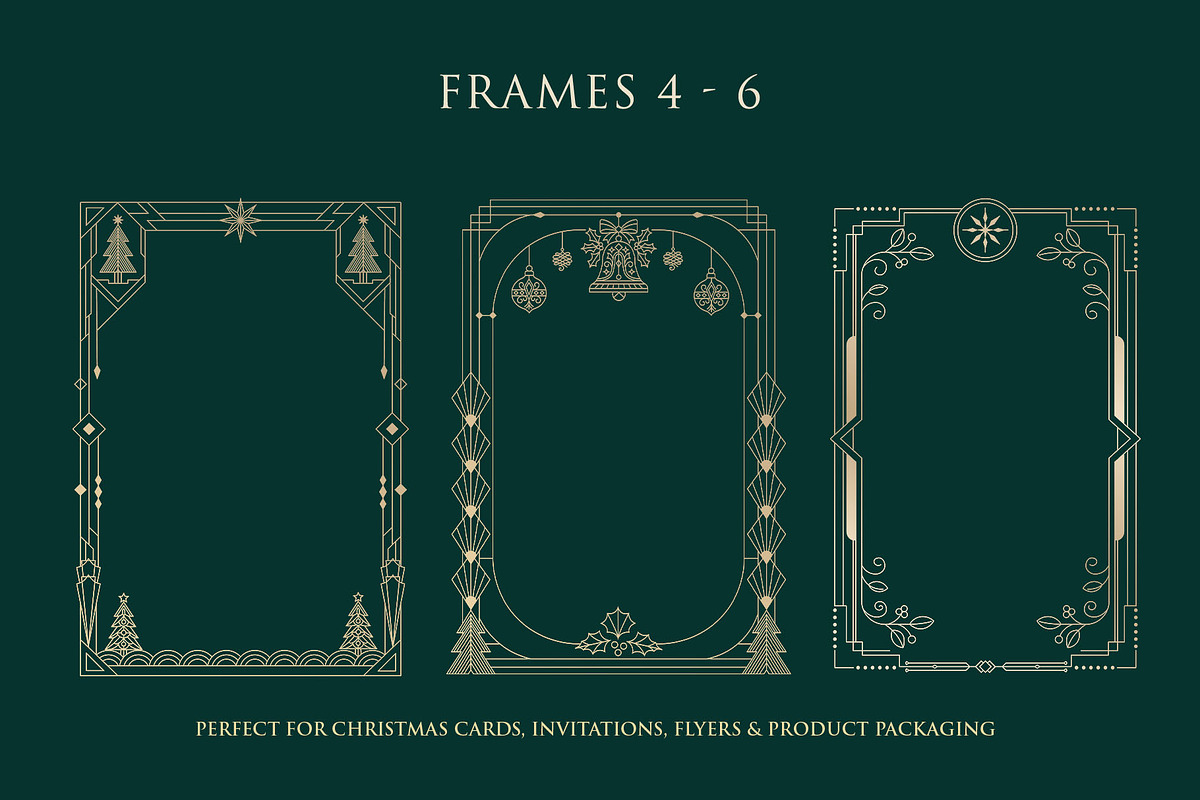 Christmas Borders & Frames Pack, an Object Graphic by DesignerCandies