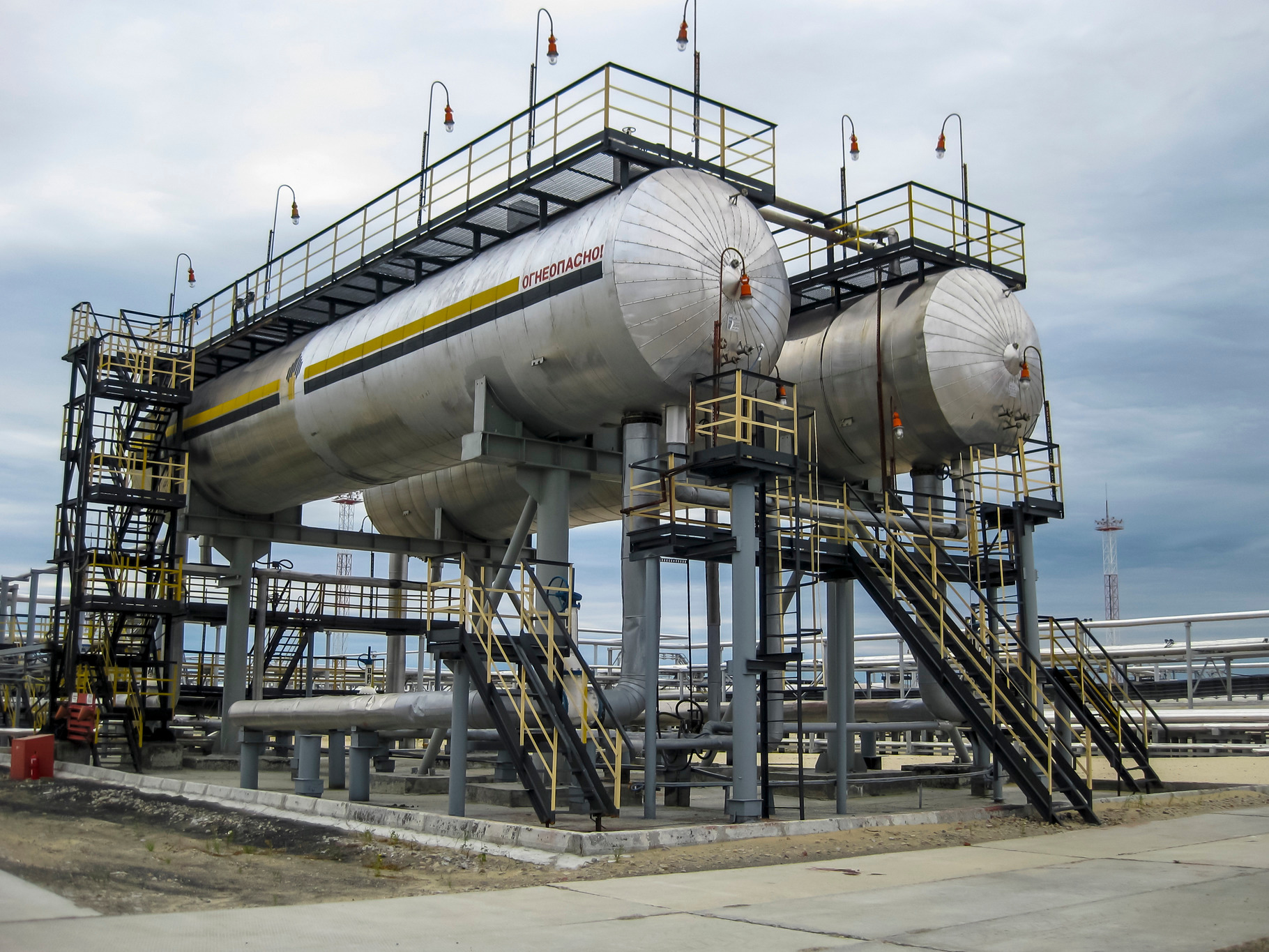 Bullets for process water in the oil field buffer tanks for formation ...