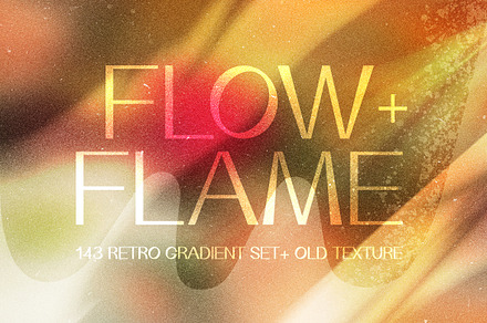 FLOW - retro gradient | Textures ~ Creative Market