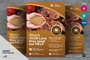 Charity and Foundation Flyer, a Flyer Template by PSDPixel