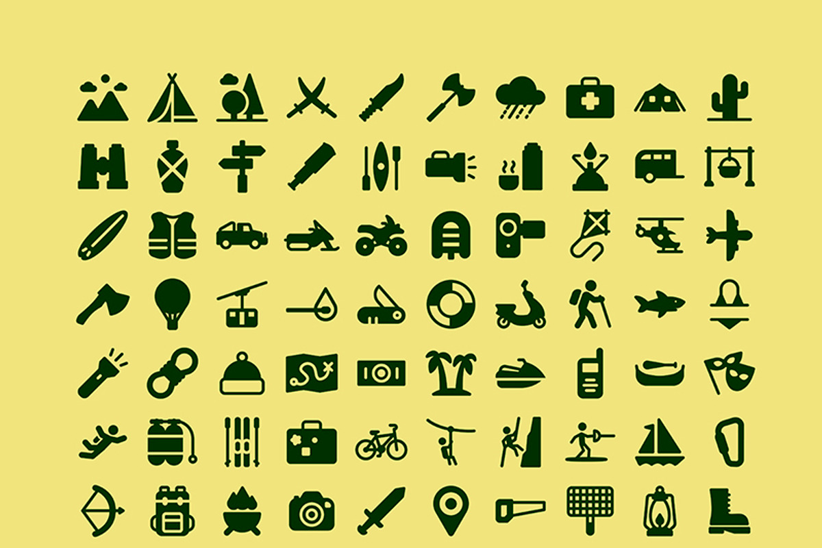 100 Adventure icons, an Icon by vladimir..lavrentev