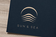 Sun & Sea Logo, a Branding & Logo Template by IKarGraphics | Creative ...