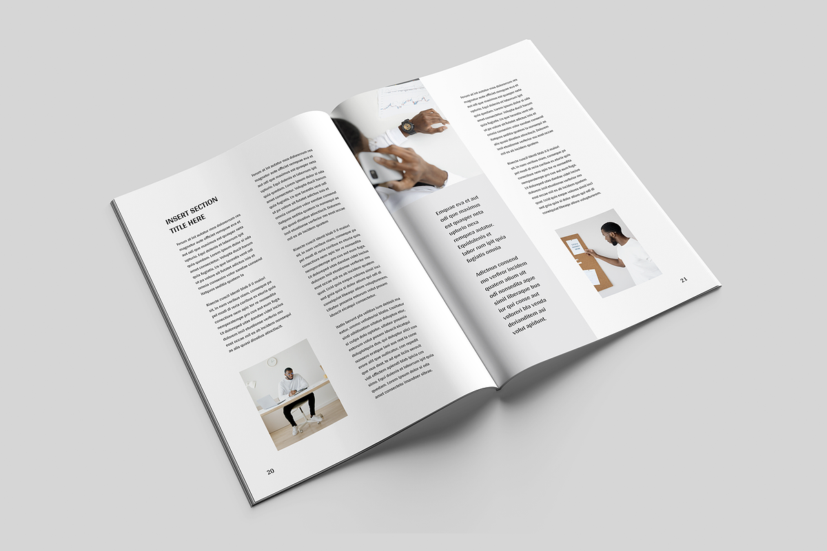 Magazine | MS Word & Indesign, a Magazine Template by Leaflove