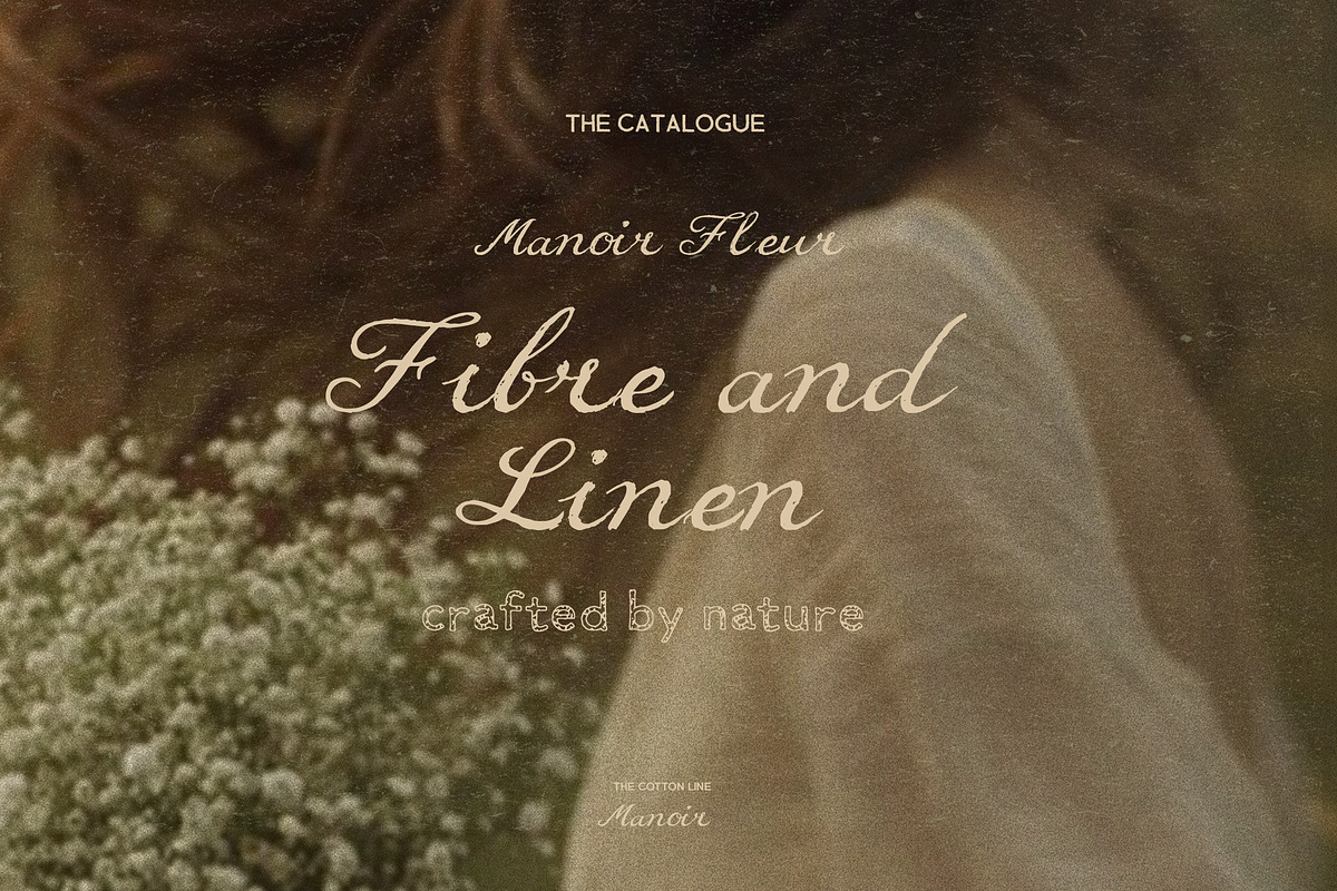 Handmade Cottagecore Script Font Set