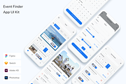Event Finder App UI Kit, an UI Kit Template by Betush