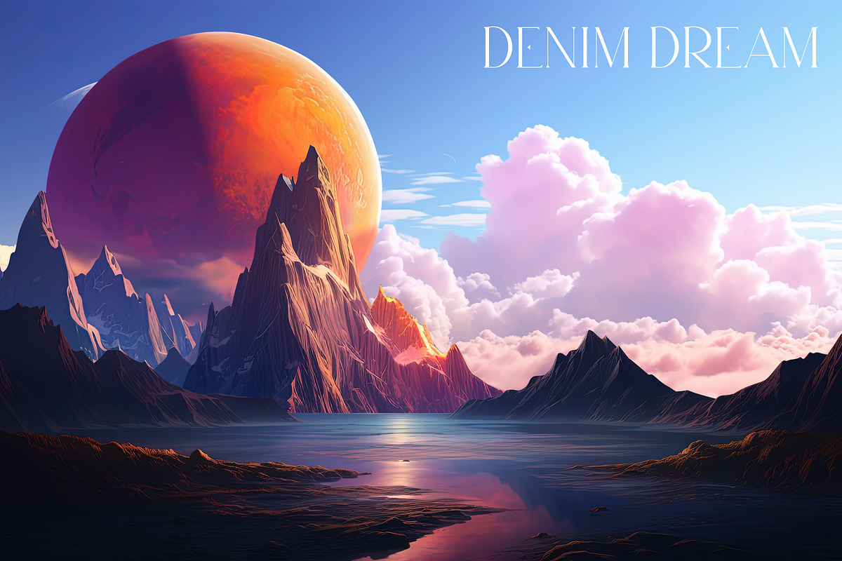 Landscape collage creator kit, an Object Graphic by Polli Deeva