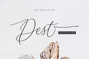 Dest Typeface, a Script Font by banks
