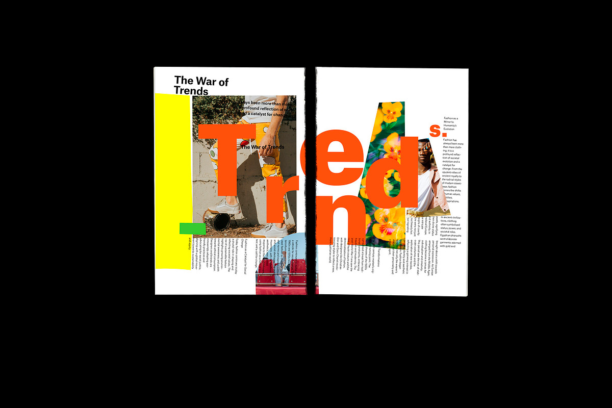 Collage Magazine for InDesign 7"x10.5"