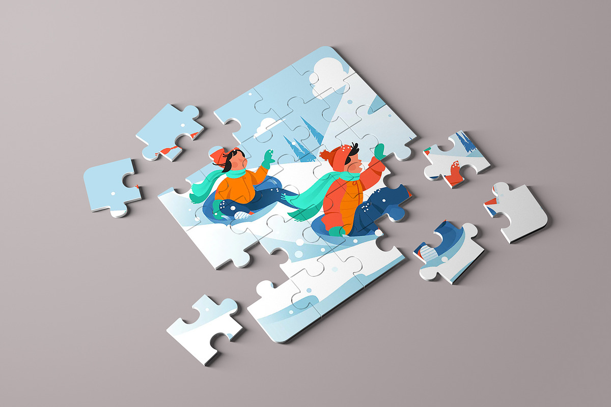 Puzzle Mockups, a Hat Mockup by artimasa