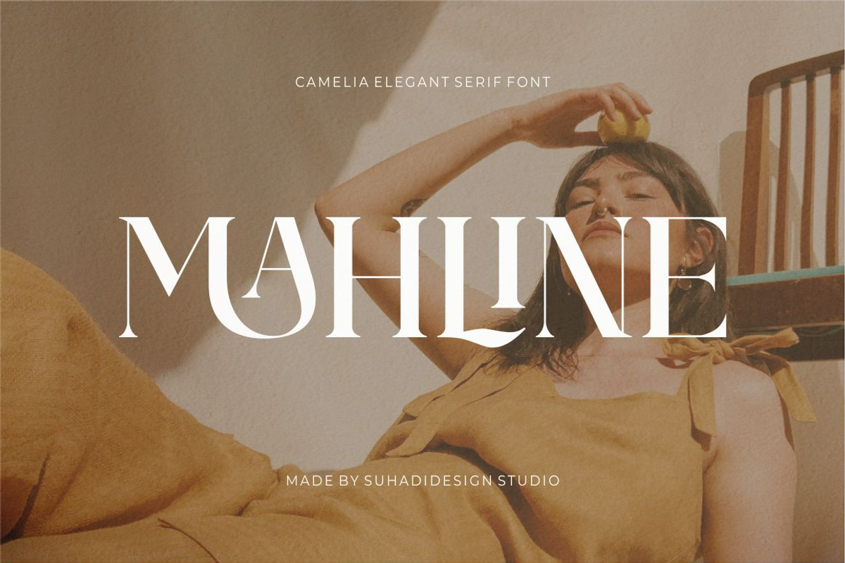 Camelia elegant serif font, a Serif Font by suhadidesign