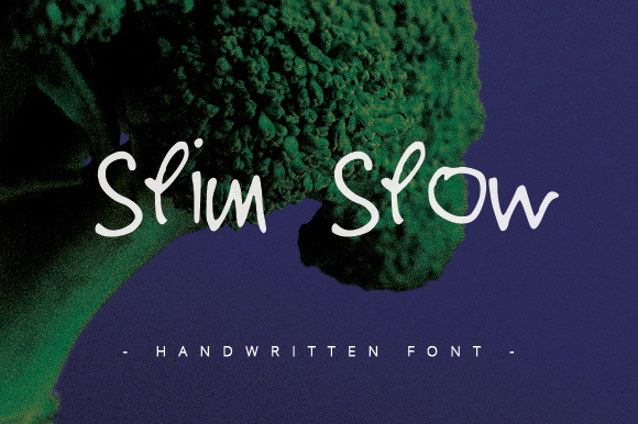 Slim Slow - Handwritten Font -, a Script Font by MHLY