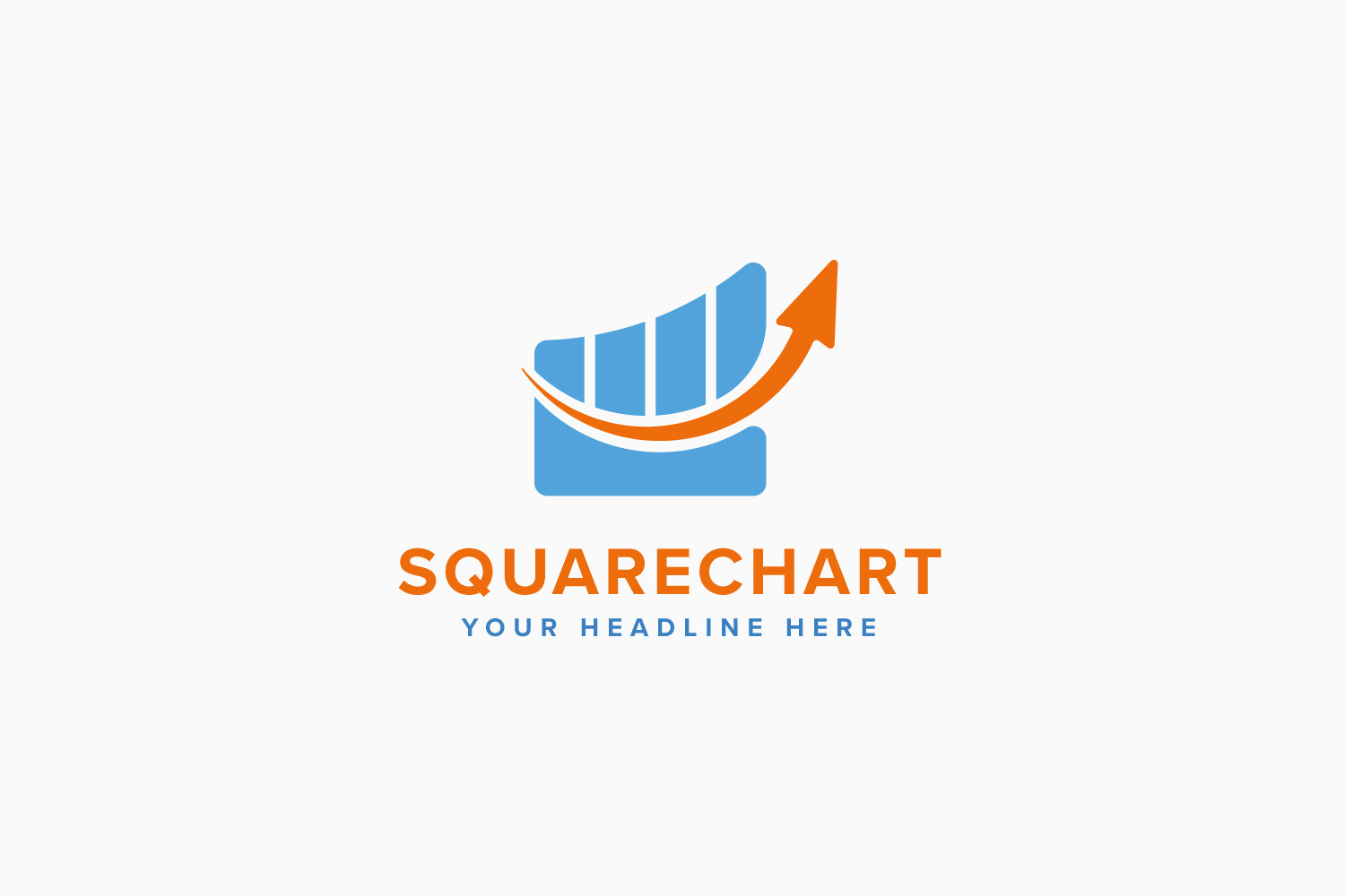 Square Chart Logo Template, a Branding & Logo Template by PixaSquare