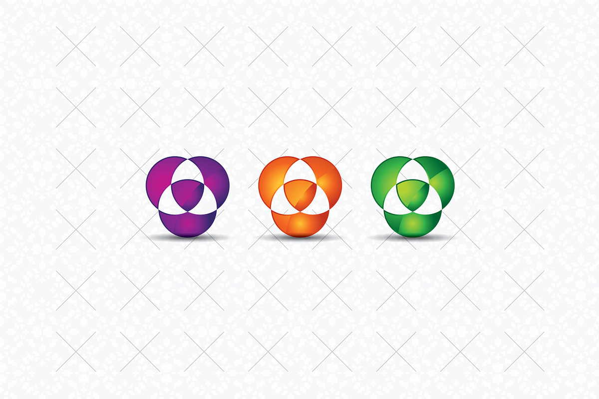 Tri Circle Logo Template, a Branding & Logo Template by The Branding Fusion