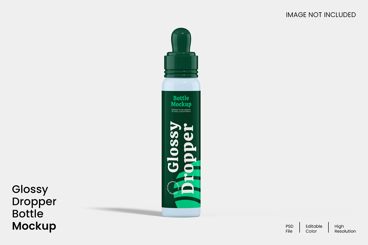 Dropper Bottle Mockup, a Packaging Mockup by Unerispace