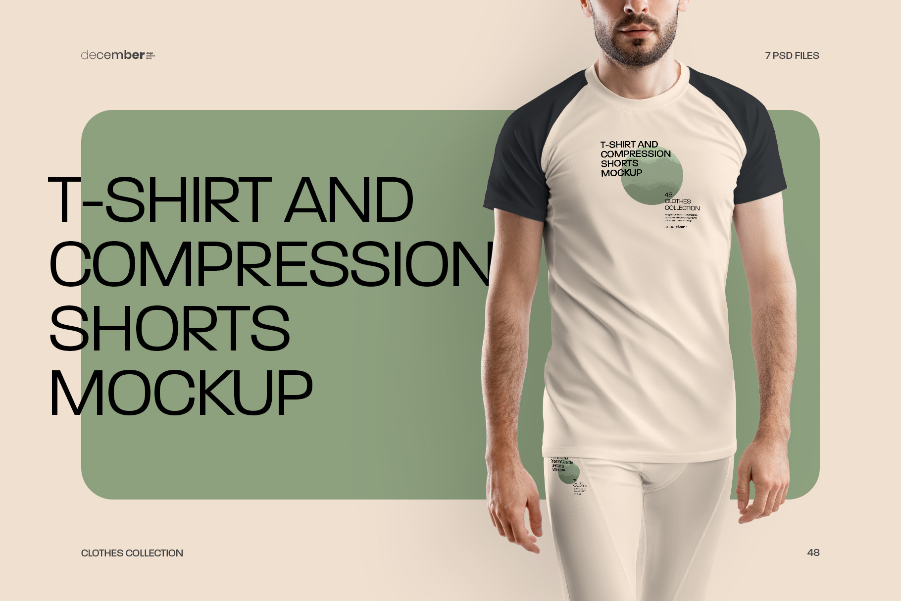 Mockups T-Shirt & Compression Shorts, a Shirt Mockup by Grow Design ...
