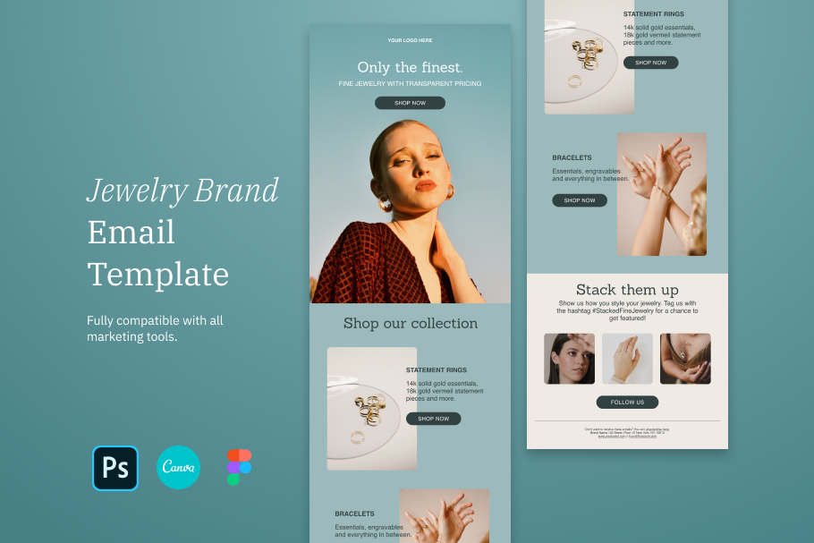 Jewelry Brand Email Template