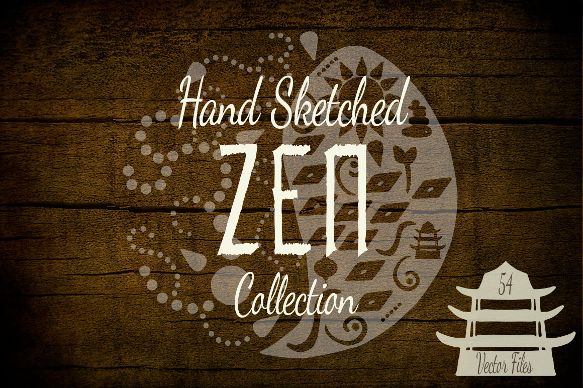 Hand Sketched ZEN Vectors & Template | Texture Illustrations ~ Creative ...