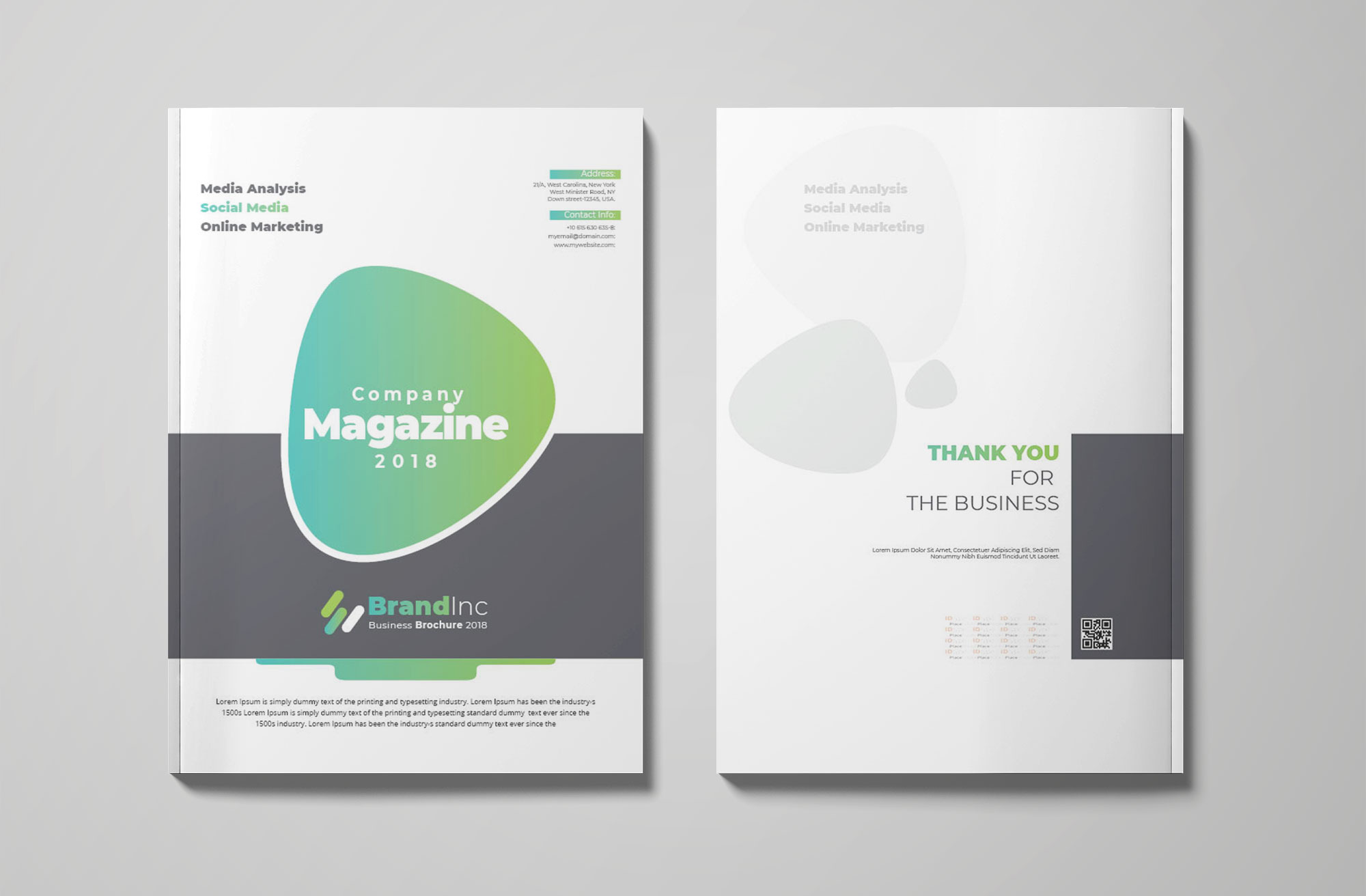 Company Magazine Template