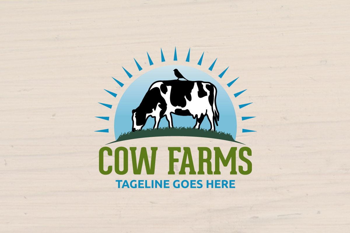 Cow Farms, a Branding & Logo Template by emotions76