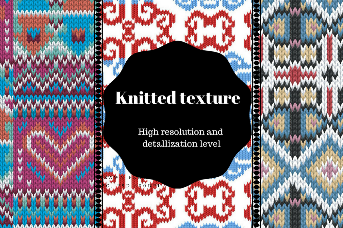 Knit/Sweater texture, a Texture Graphic by VictoriaKStudio