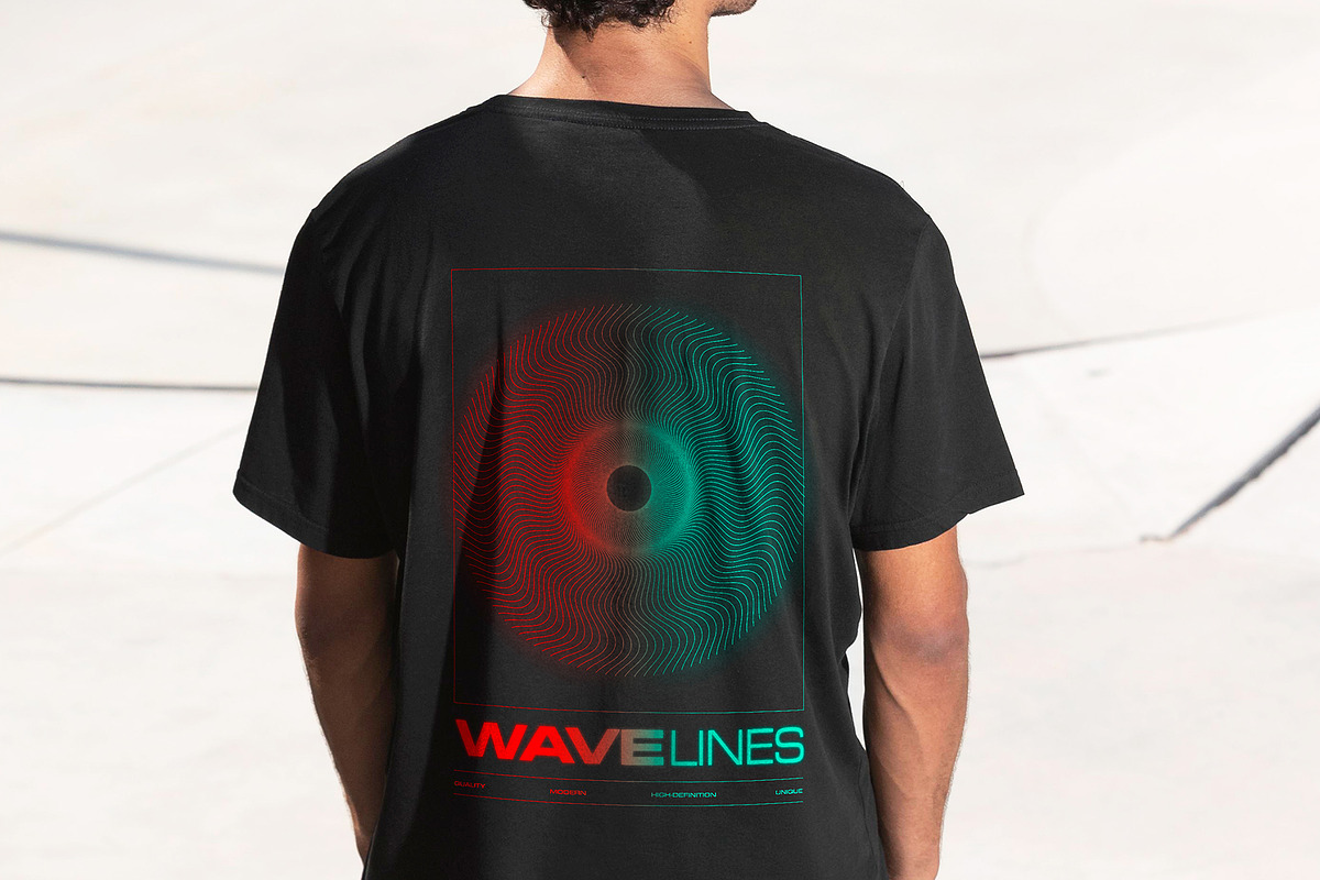 Wave Lines - 100 Vector Shapes, an Object Graphic by assetpro.design