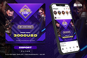 Esports Flyer Template Design, a Flyer Template by Rmbimo