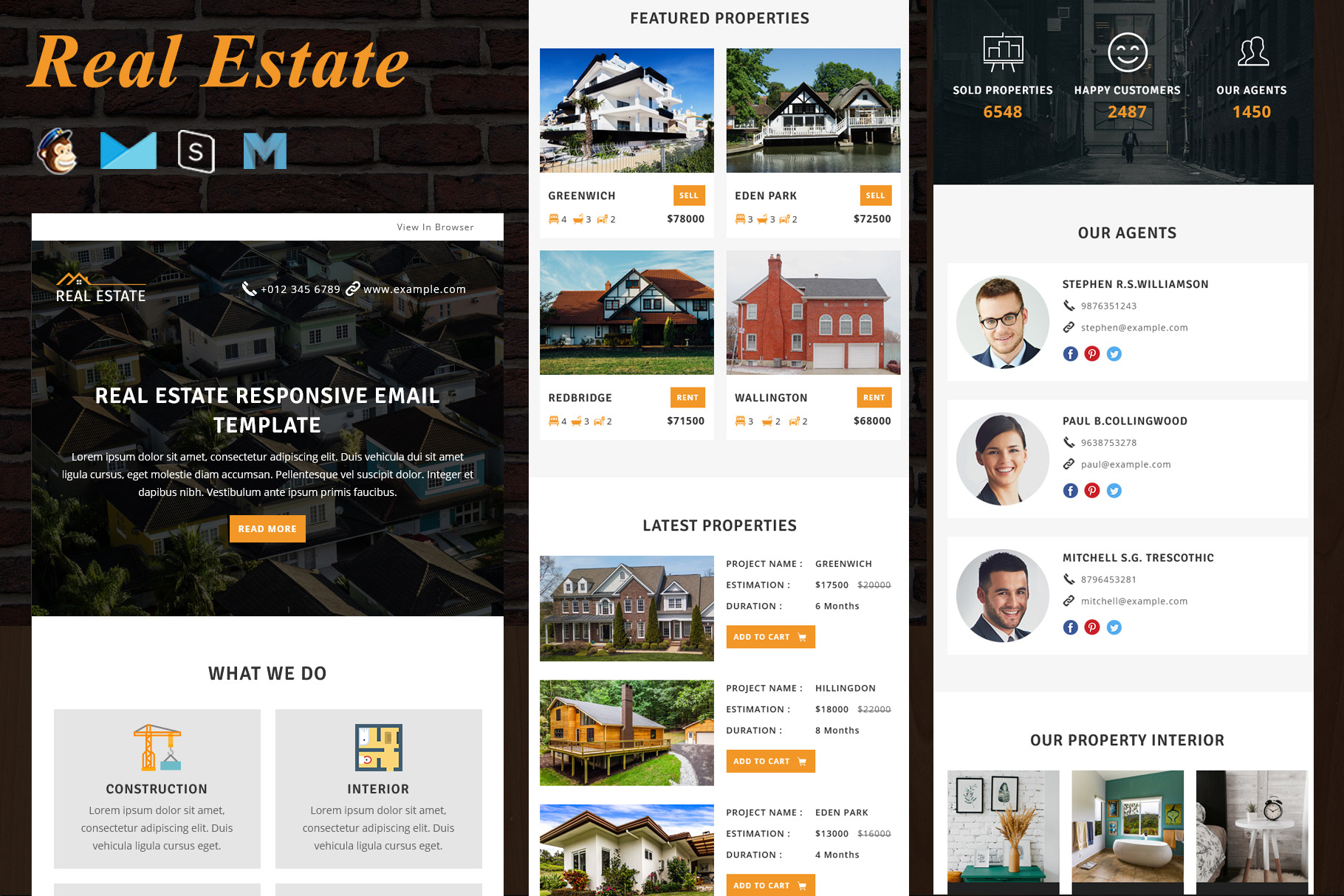 Real Estate – Email Template, an Email Template by Pennyblack Templates