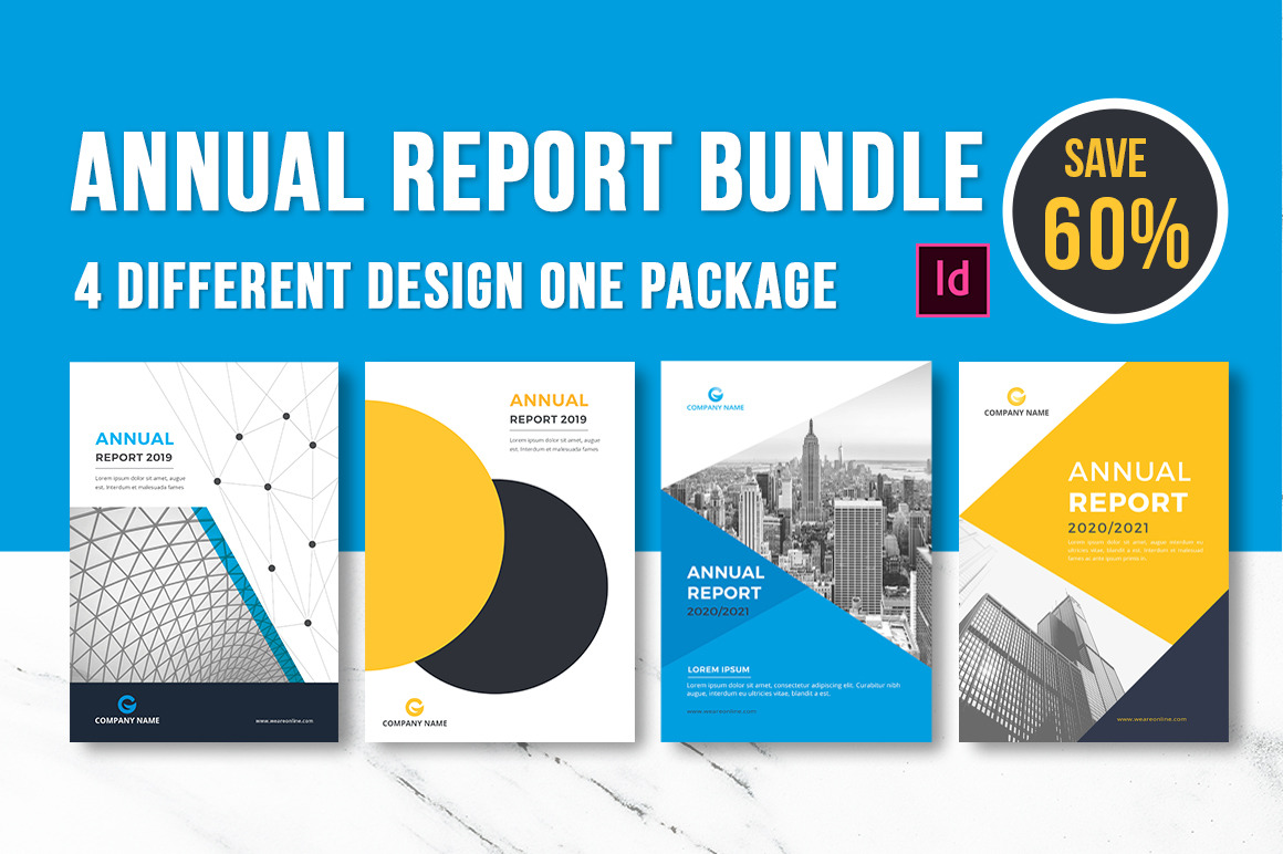 Annual Report Bundle, a Brochure Template by design_pick